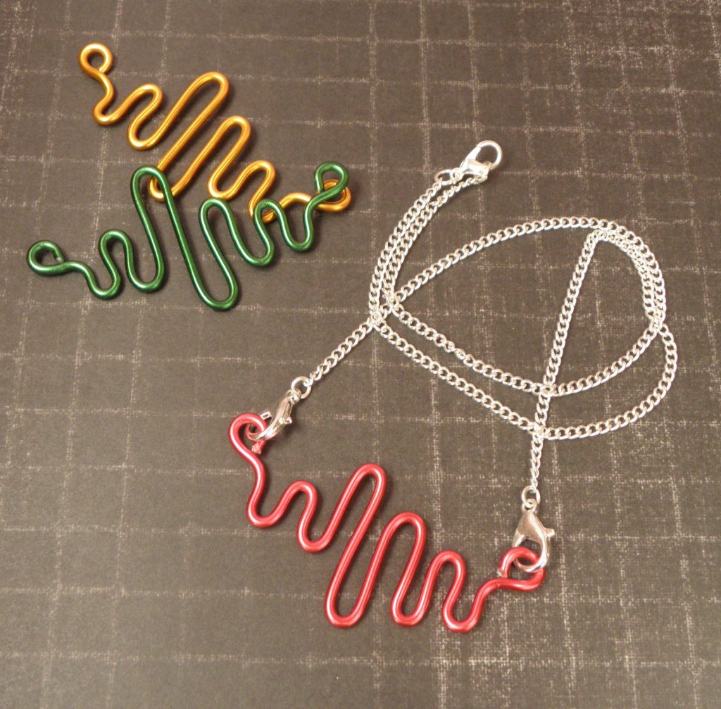 Video Game Health Status Necklace Set – Biohazard Candy