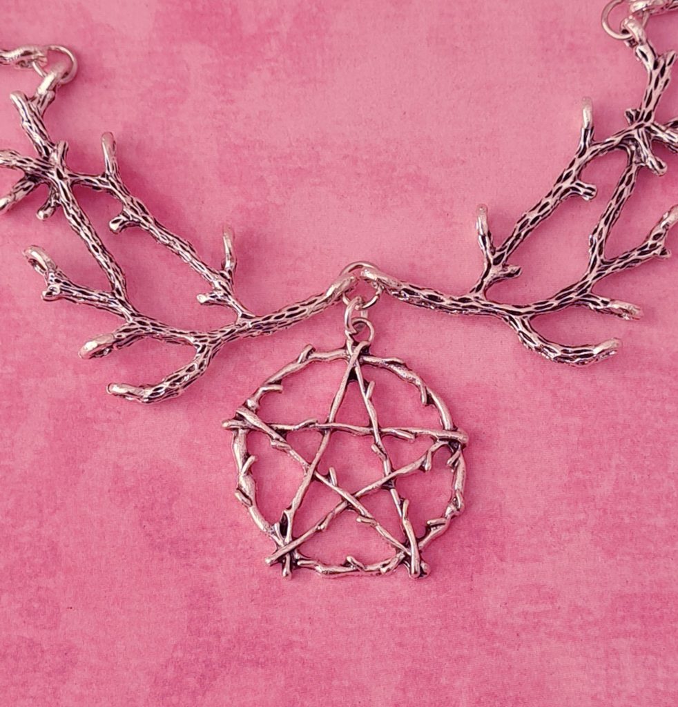 Dead Branch Pentacle Choker Necklace – Biohazard Candy