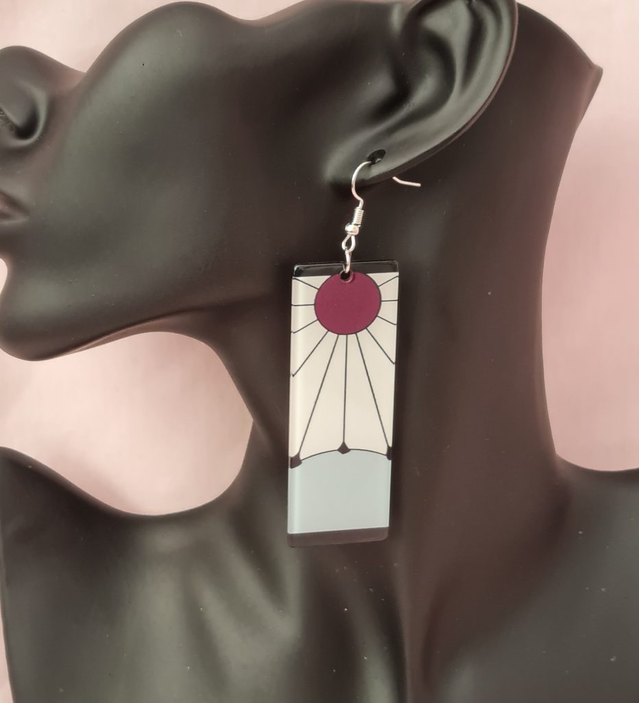Hanafuda Earrings – Biohazard Candy